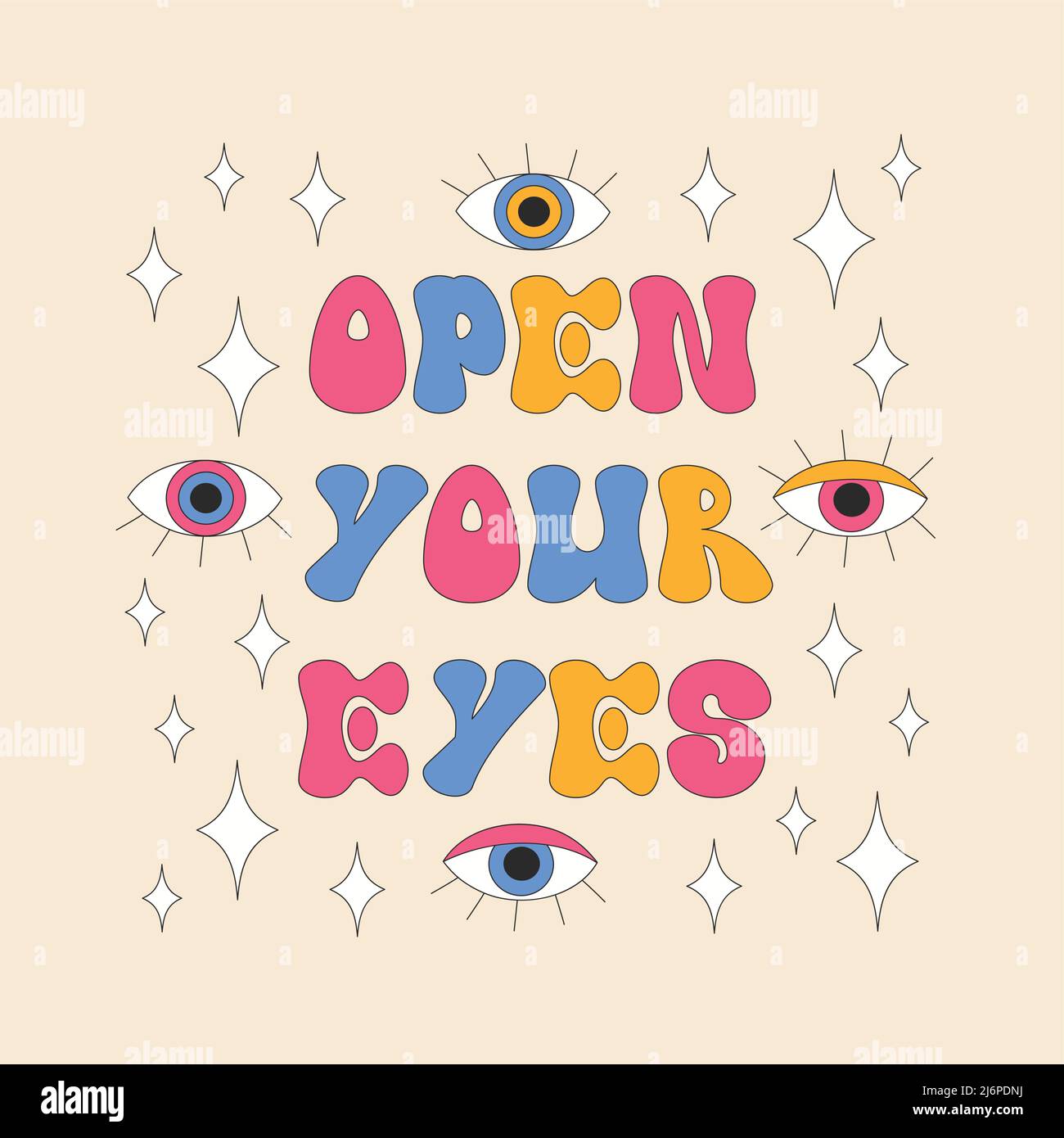 Spring text on light Stock Vector Images - Alamy