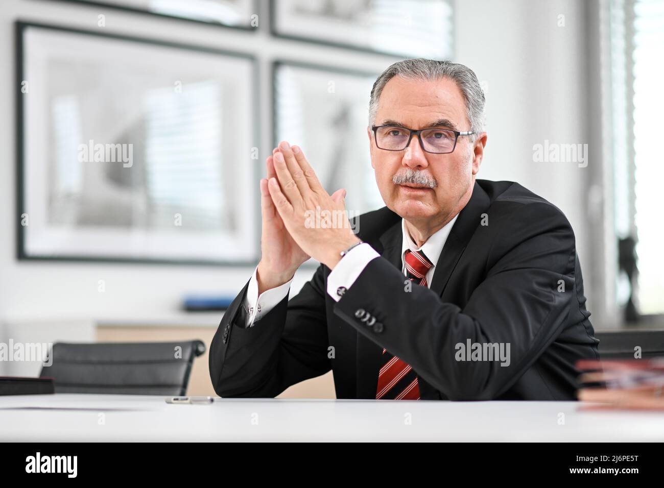 25 April 2022, Bavaria, Munich: Prof. Dr. Markus Lerch, Medical ...