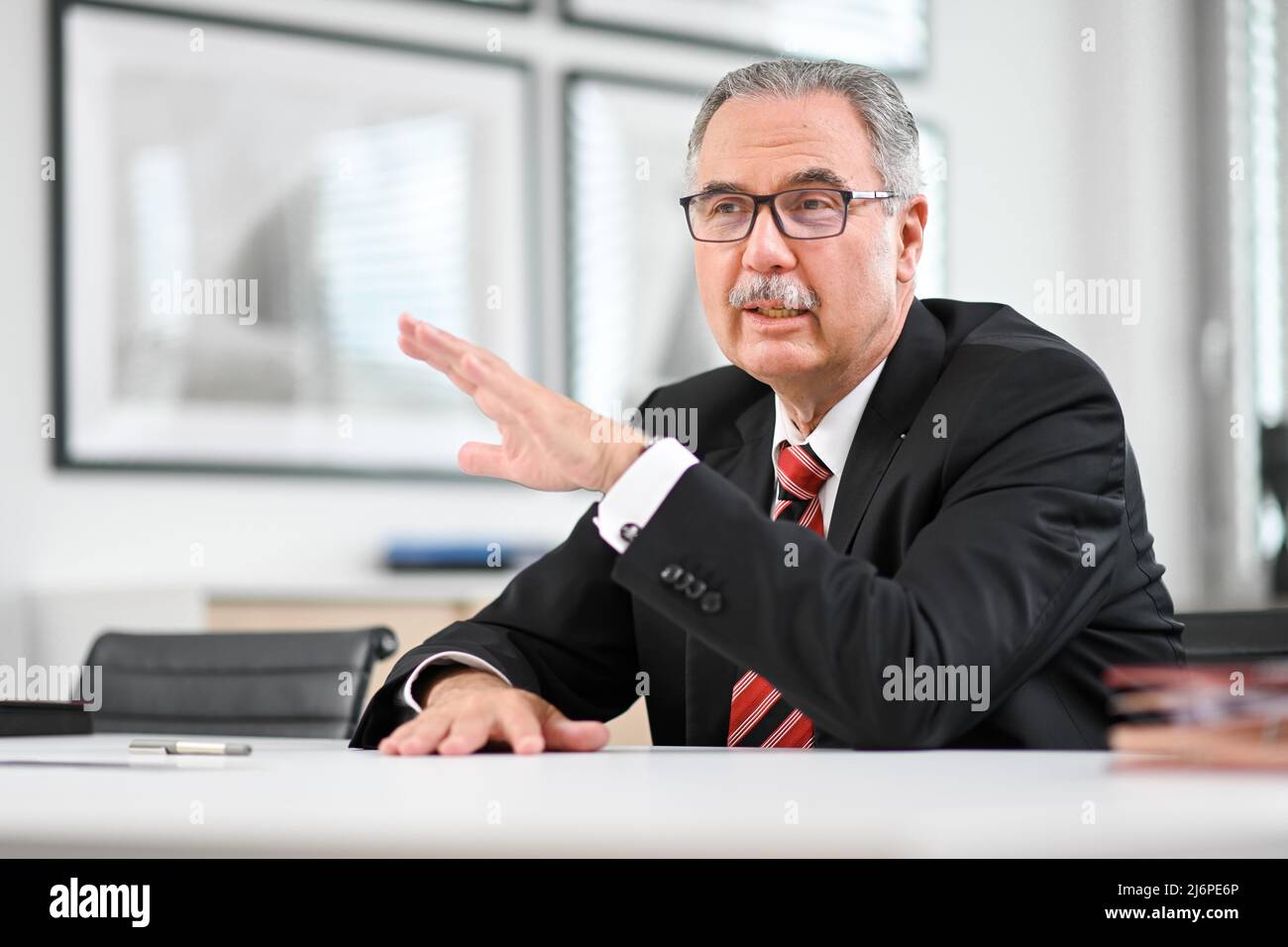 25 April 2022, Bavaria, Munich: Prof. Dr. Markus Lerch, Medical ...
