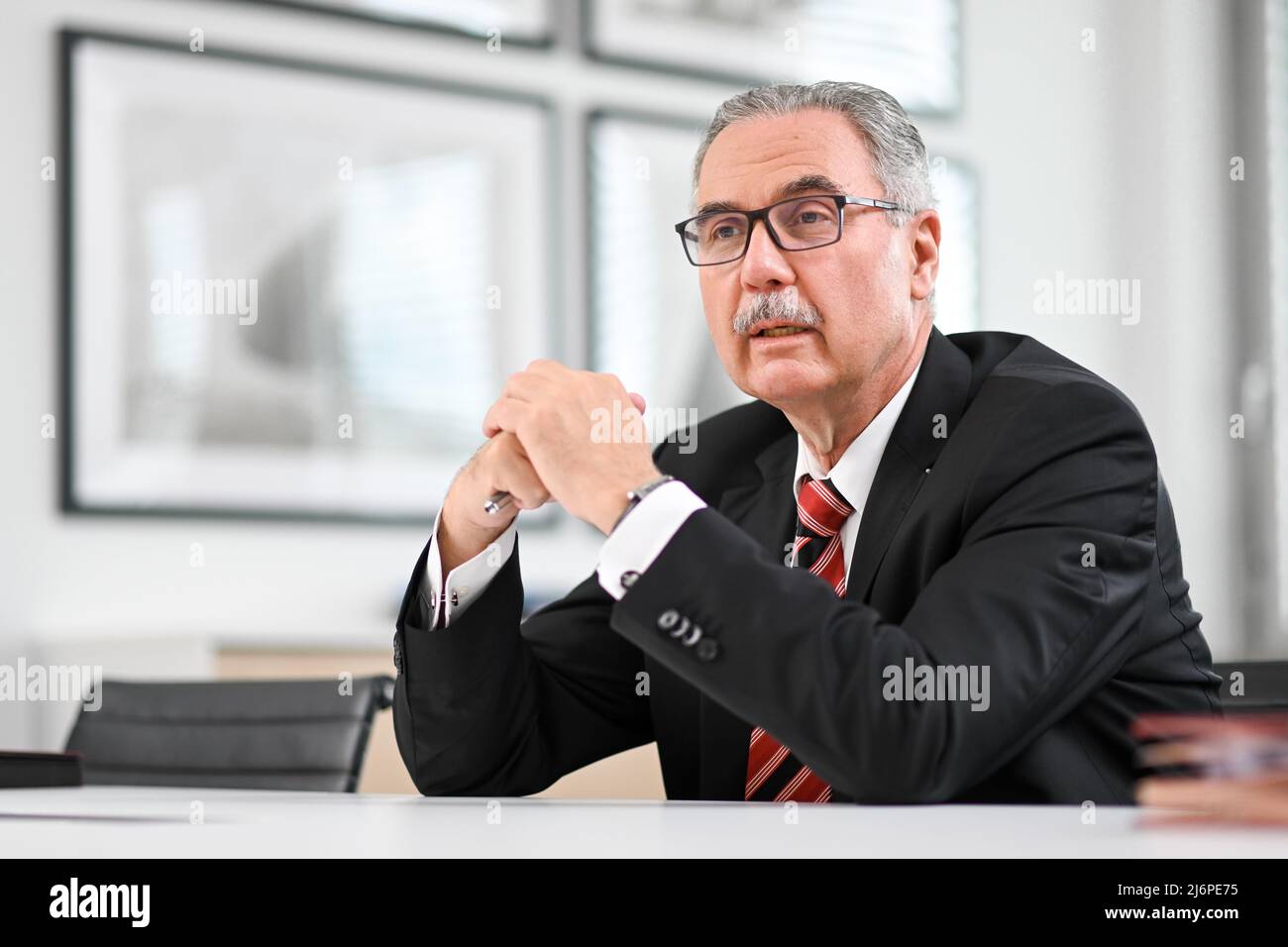 25 April 2022, Bavaria, Munich: Prof. Dr. Markus Lerch, Medical ...