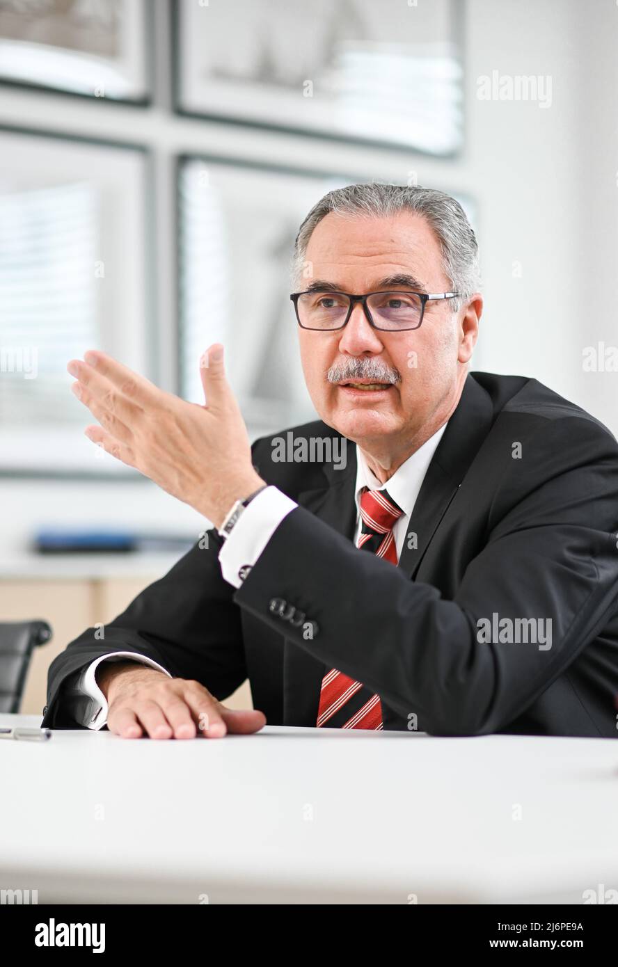 25 April 2022, Bavaria, Munich: Prof. Dr. Markus Lerch, Medical ...