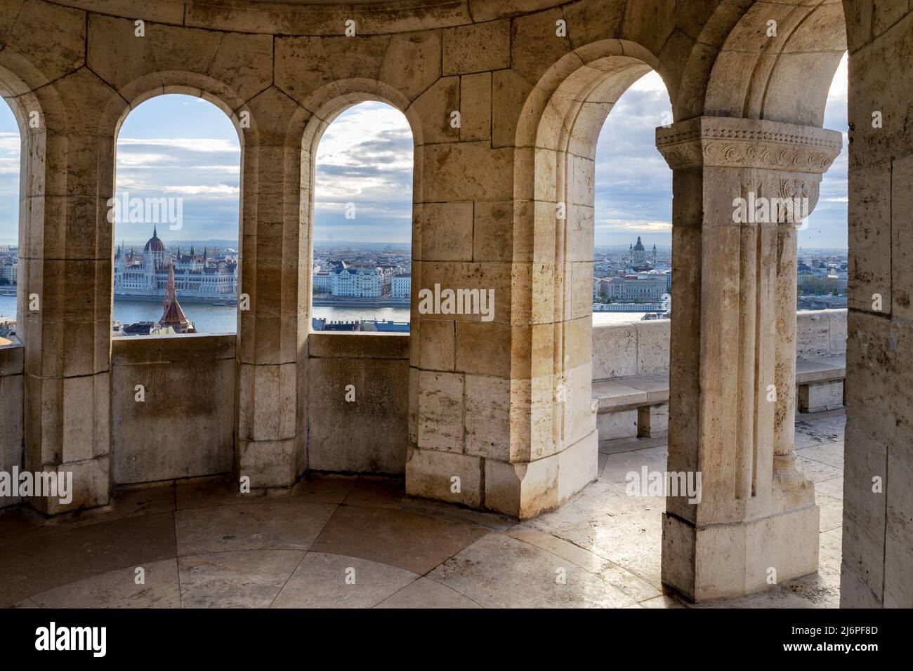 Halaszbastya - The famous Fisherman's Bastion, Budapest, Hungary ...