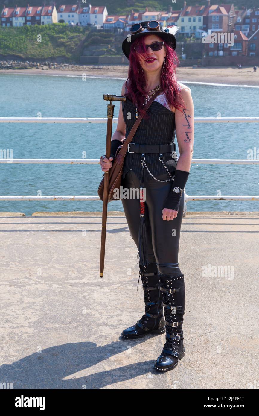 Whitby Goth Festival at Whitby, Yorkshire, UK in April 2022 - Whitby ...
