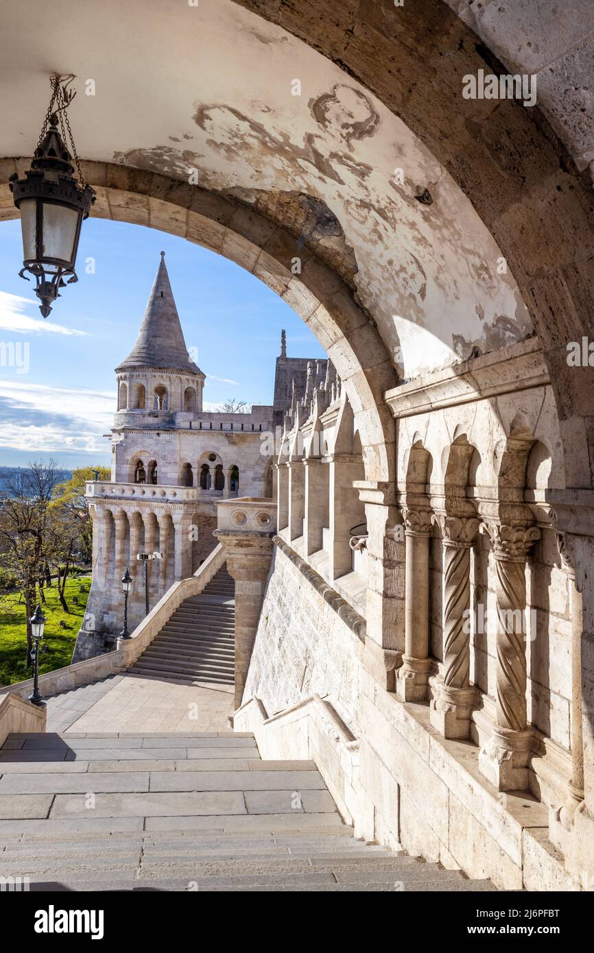 Halaszbastya - The famous Fisherman's Bastion, Budapest, Hungary ...