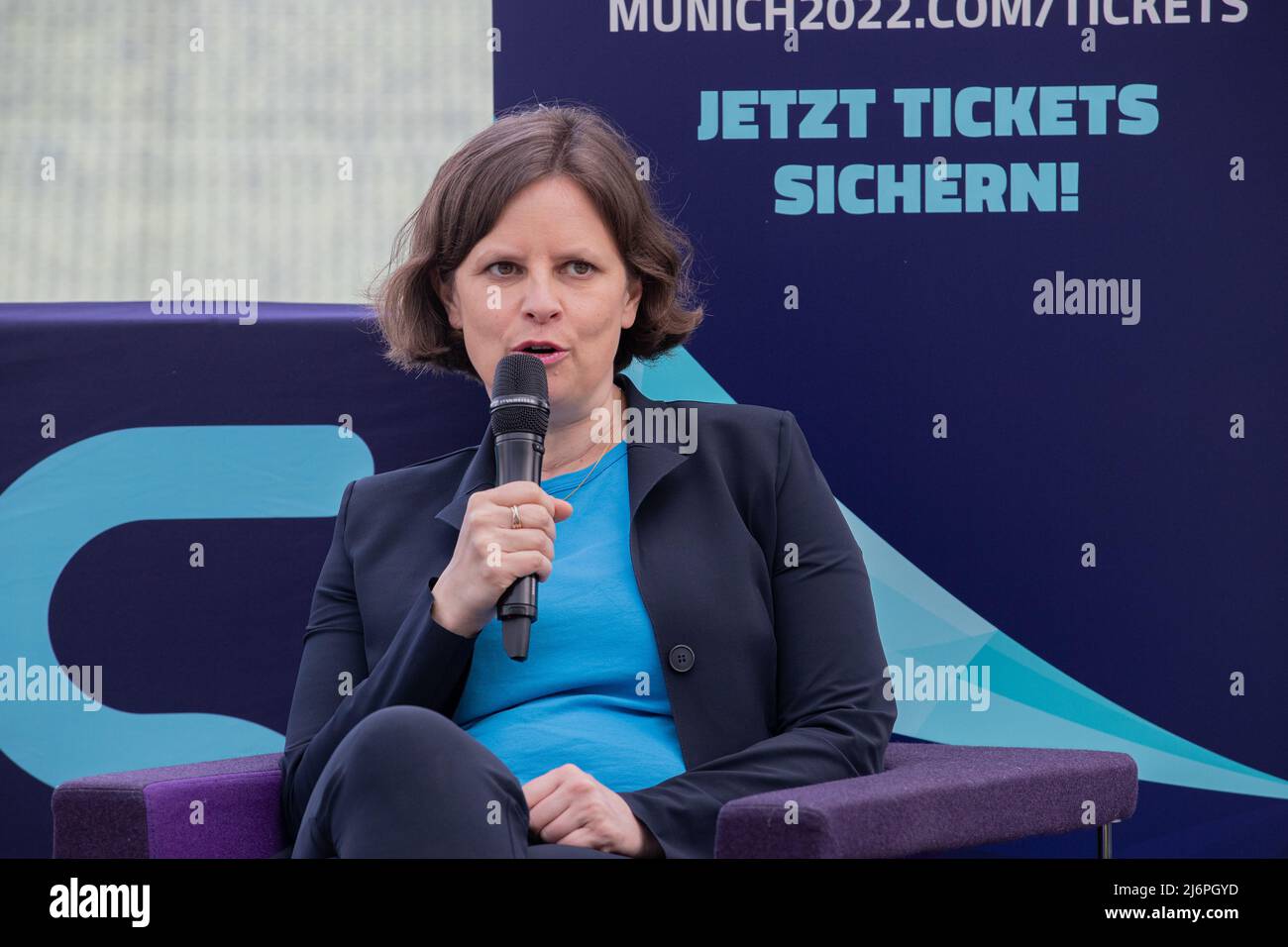 Juliane Seifert at the presentation of the European Championships in ...