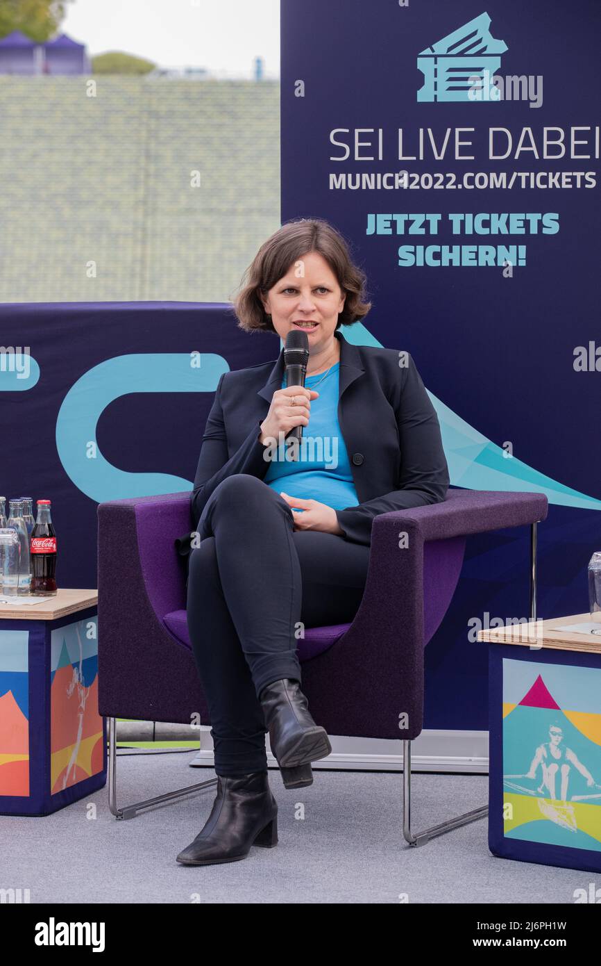 Juliane Seifert at the presentation of the European Championships in ...