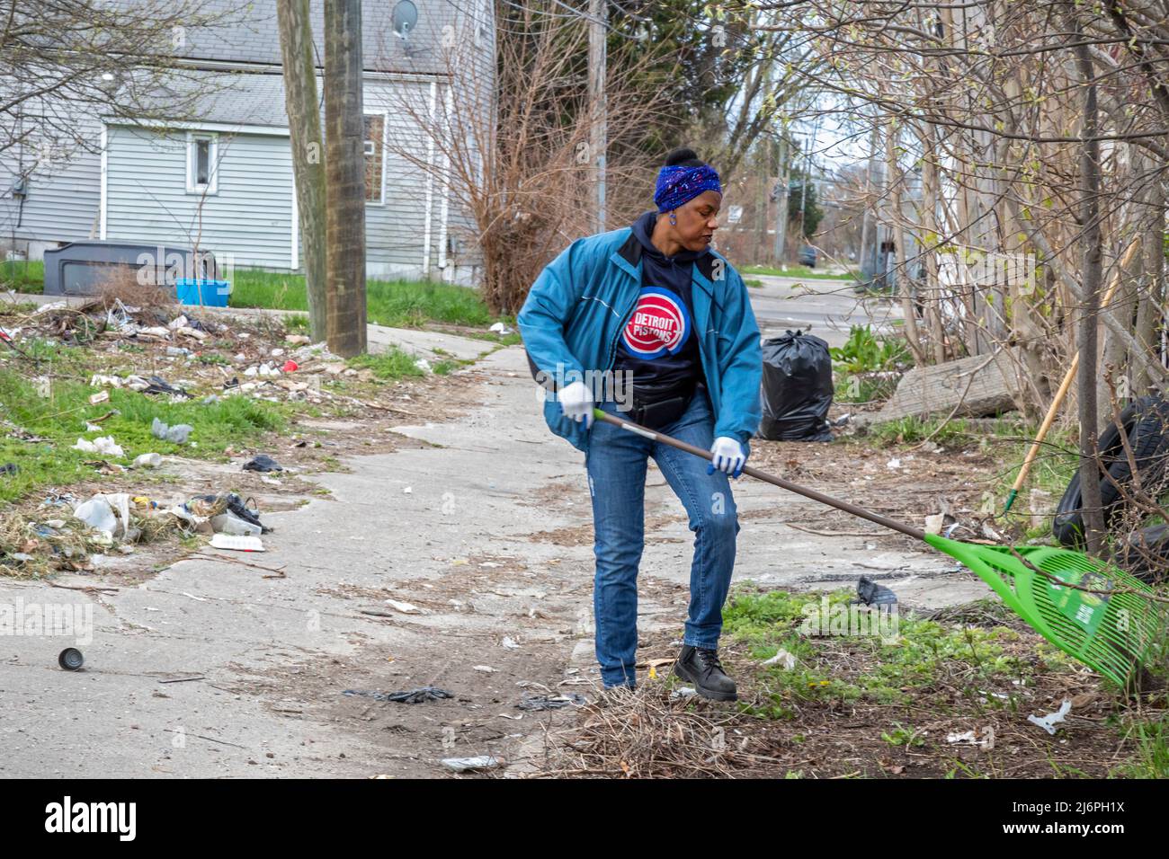 Detroit, Michigan - Residents of Detroit's Morningside neighborhood ...