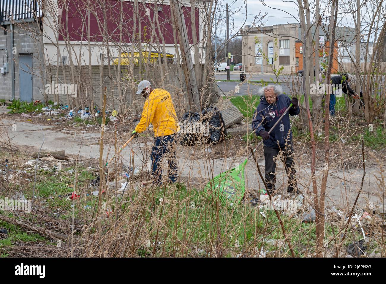 Detroit, Michigan - Residents of Detroit's Morningside neighborhood ...