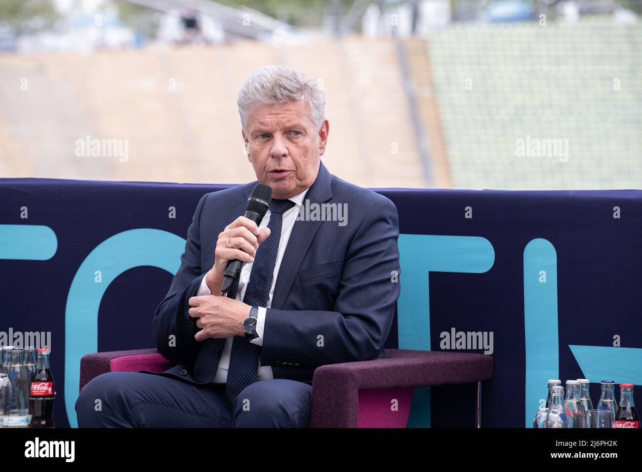 Dieter Reiter ( SPD ) at the presentation of the European Championships ...