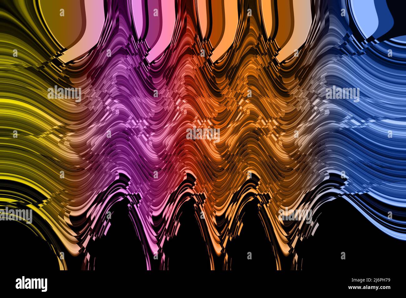 Colorful summer fashion print designs.Textile illustration.Fractal ...