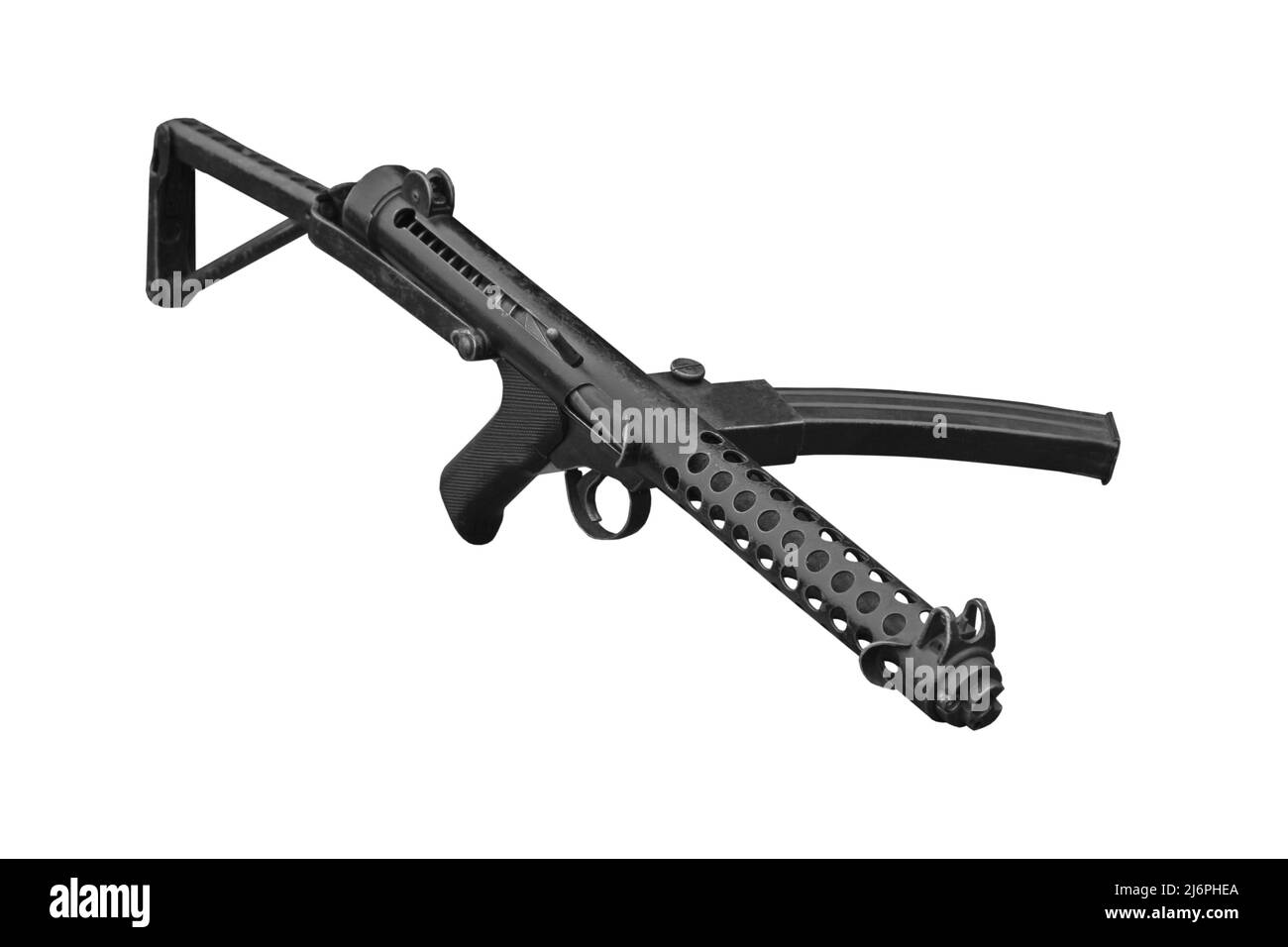 An Old British Military Vintage Machine Gun Stock Photo - Alamy