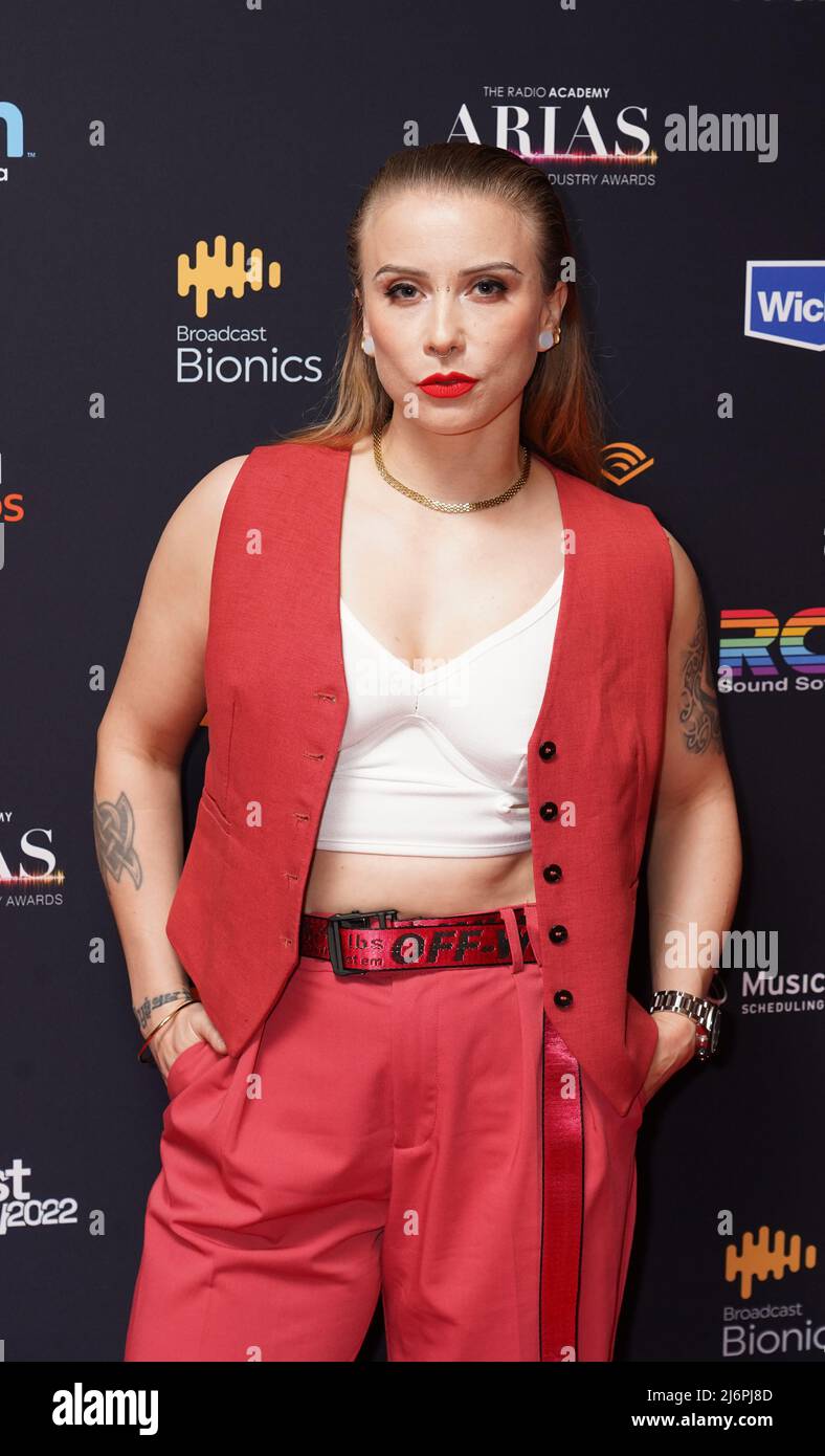 Julia Hardy arriving for the Audio and Radio Industry Awards (Arias) at ...