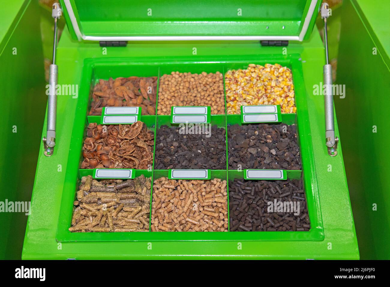 Biofuels Made From Different Compressed Material Pellet Fuel Stock ...