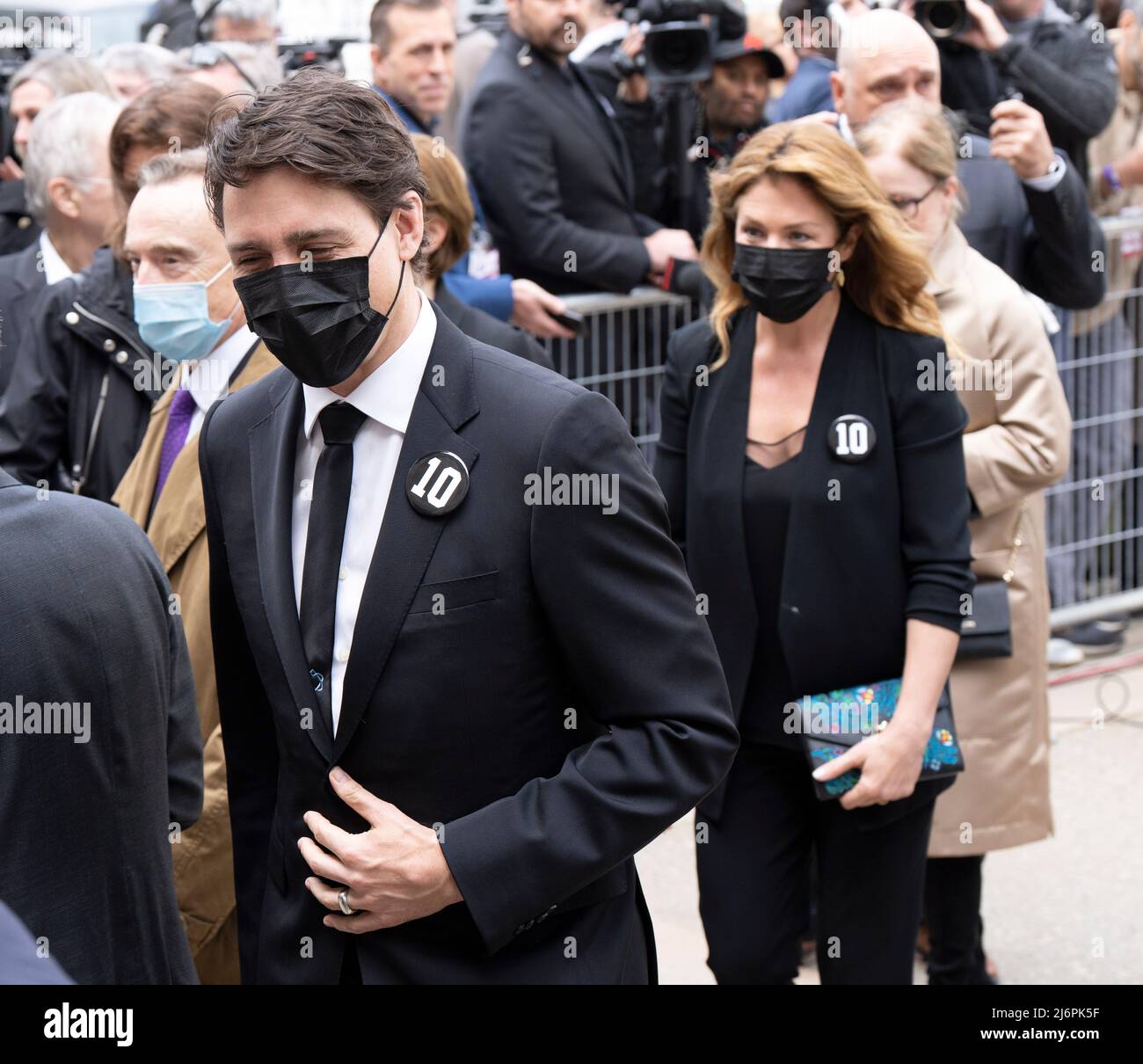Prime Minister Justin Trudeau, and his wife, Sophie Gregoire Trudeau ...