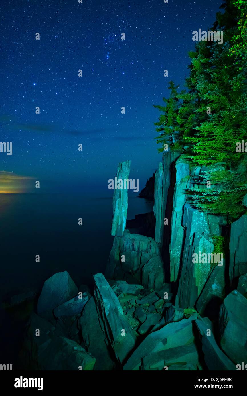 Canada, Maritimes, Digby County, Digby Neck, Bay of Fundy, Balanced ...