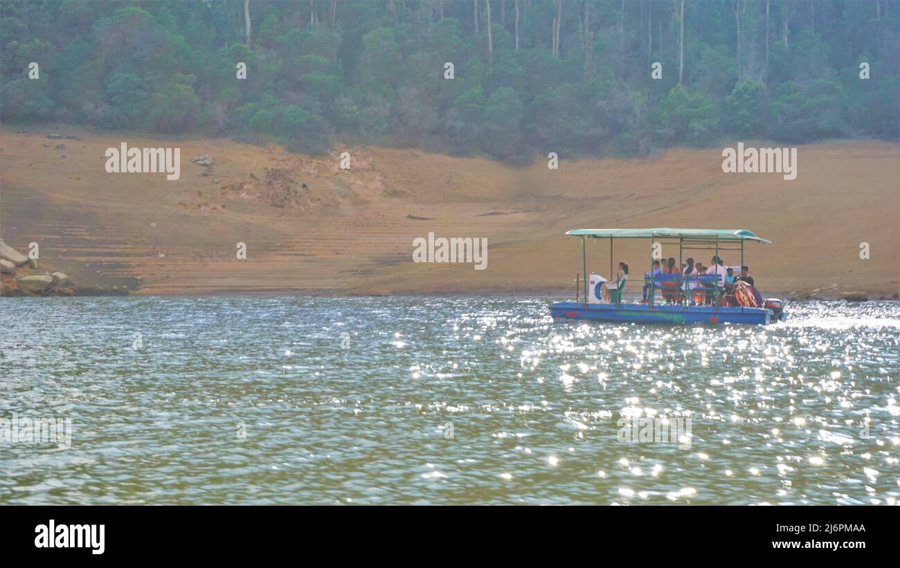Ooty,Tamilnadu,India-April 30 2022: Tourists enjoying boating ride in ...