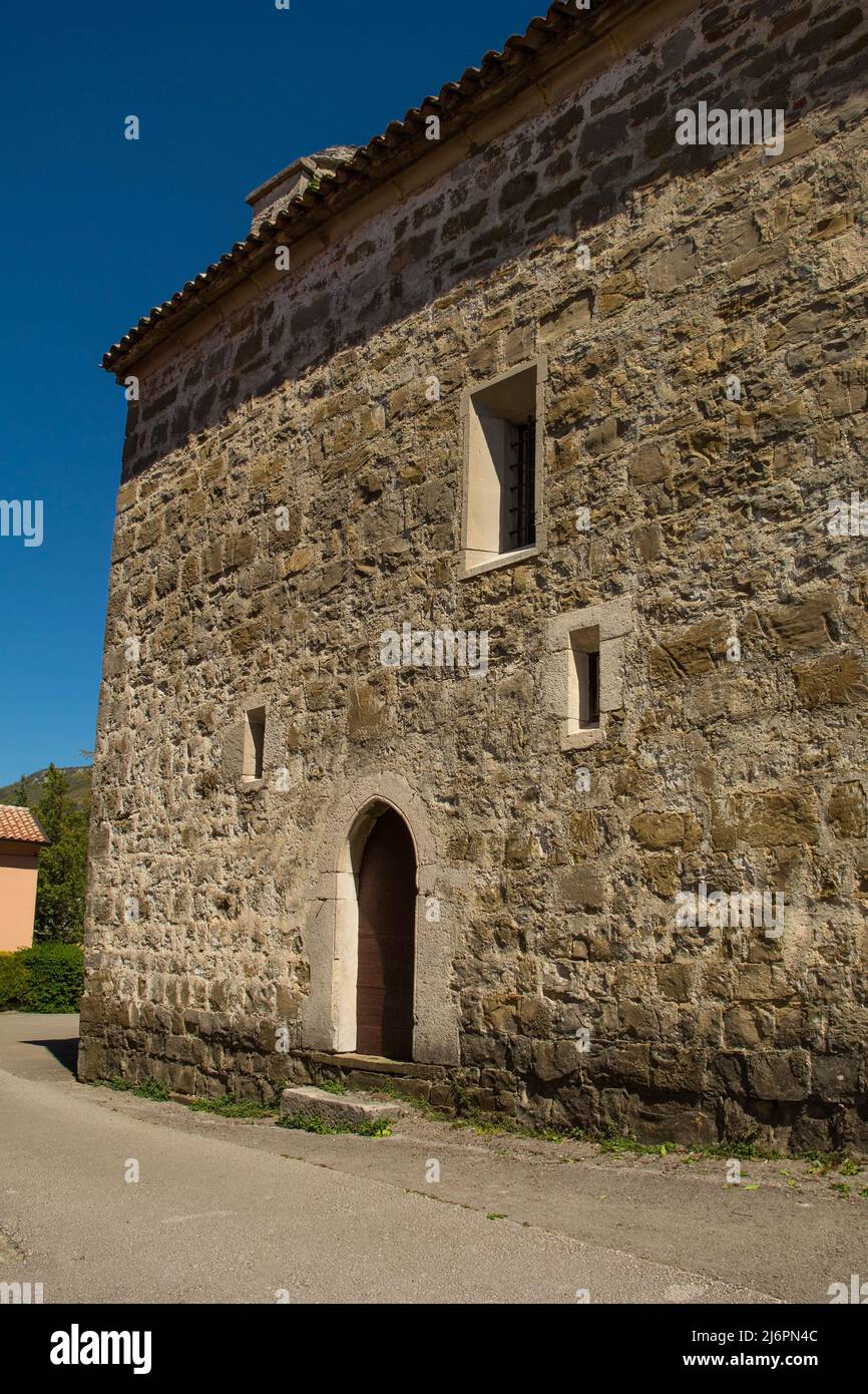 A side view of the Saint Anthony the Monk Church in the village of Roc ...