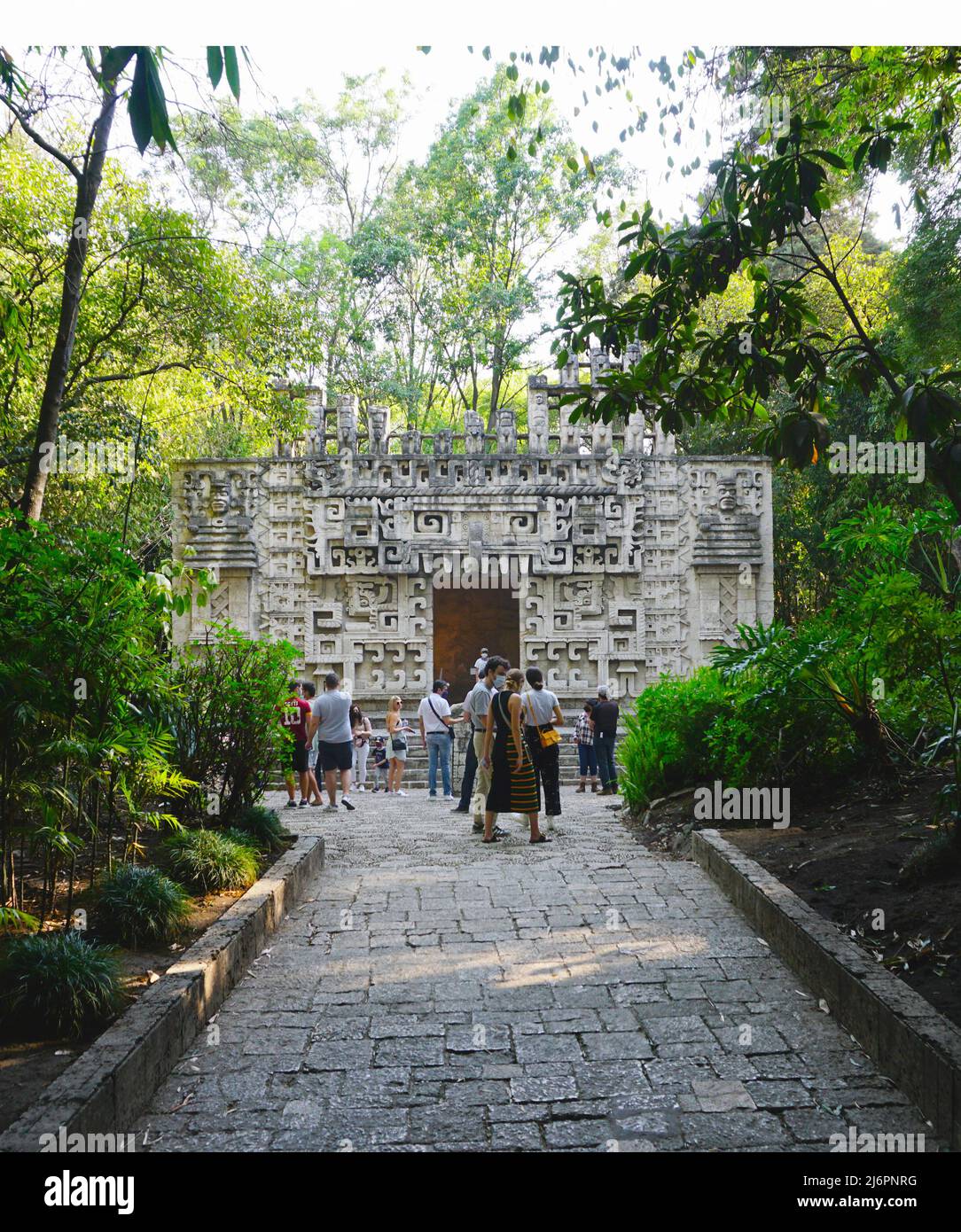 Templo de Chac, Puuc style temple of Hochob, National Anthropology ...