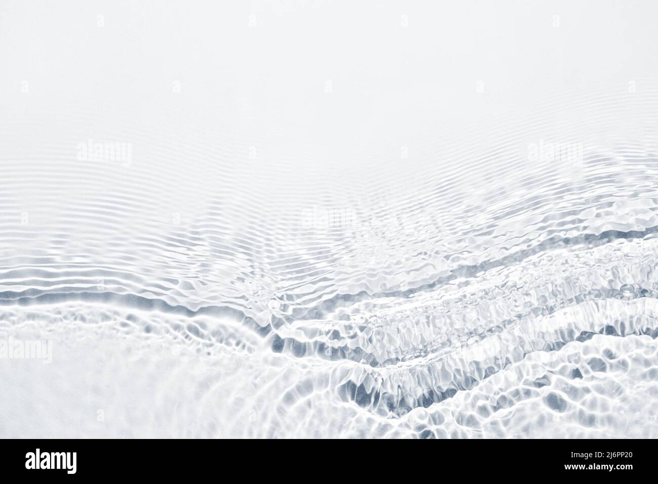 The texture of water on a white background Stock Photo - Alamy
