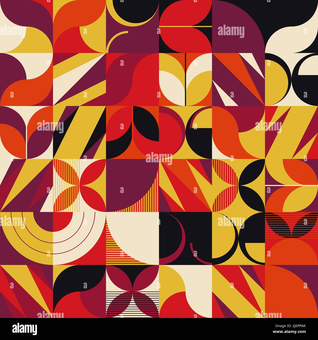 Abstract pattern graphics design inspired by postmodern aesthetics arts ...