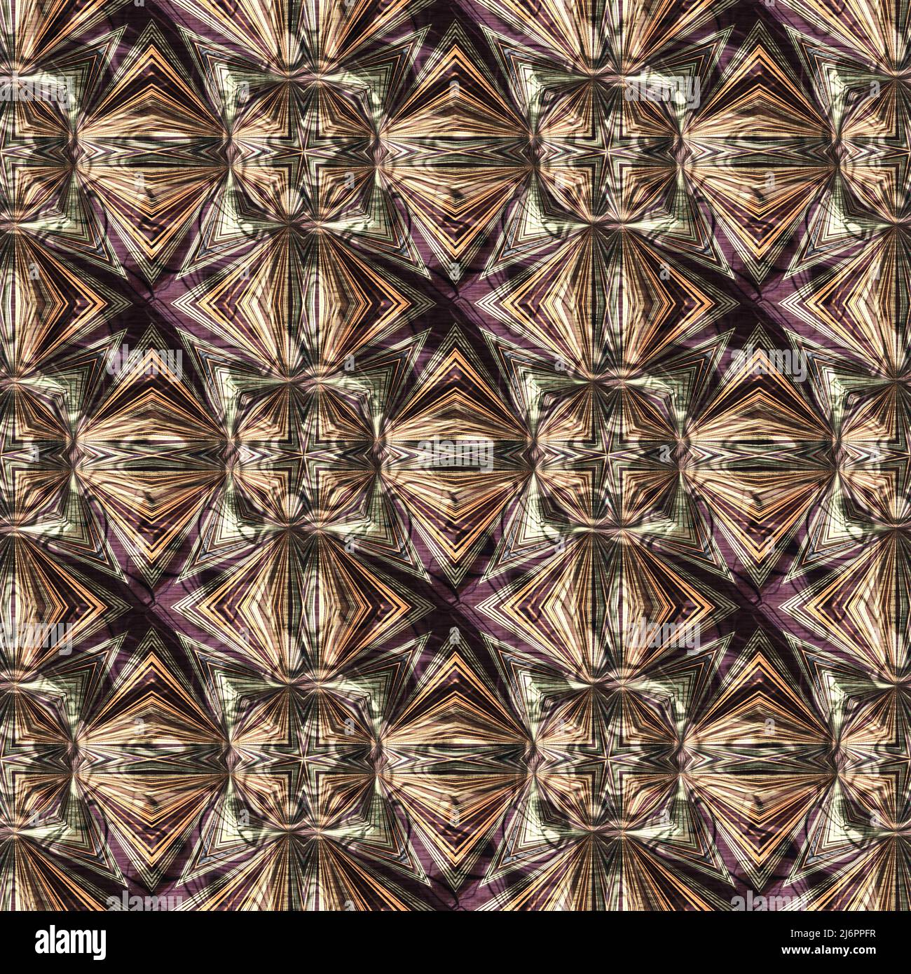 Earthy colours Victorian antique geometric seamless pattern in ...