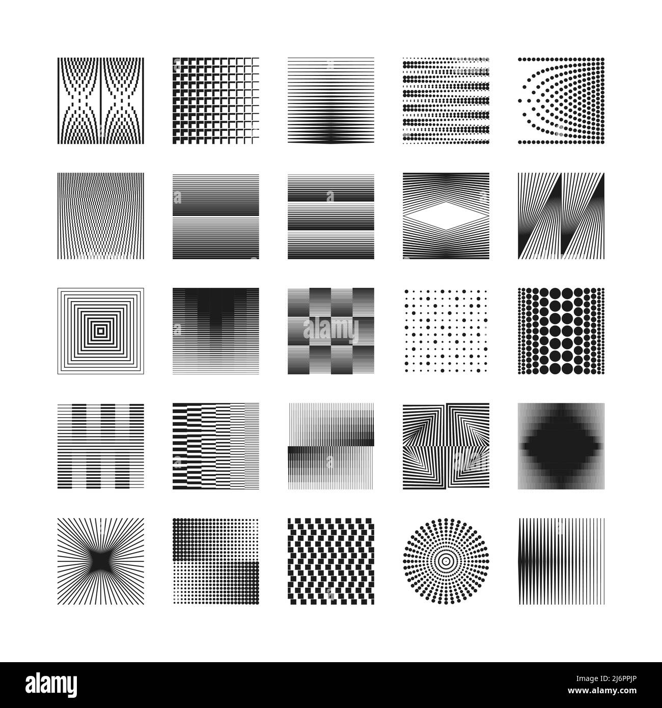 Abstract minimalist vector graphics with digital transition effect ...
