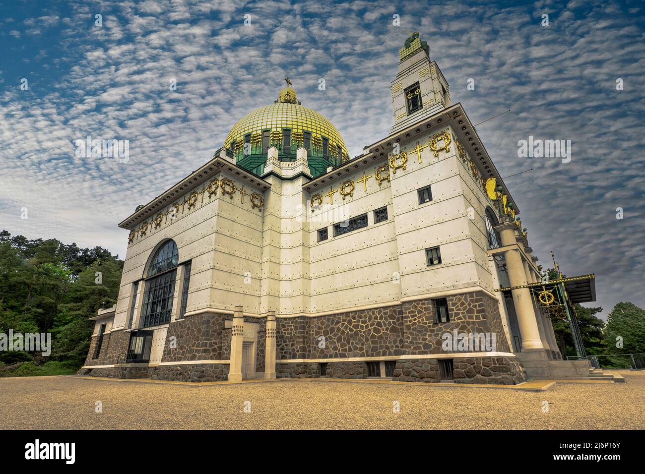 The Church Steinhof, designed and built between 1904 and 1907 by Otto ...