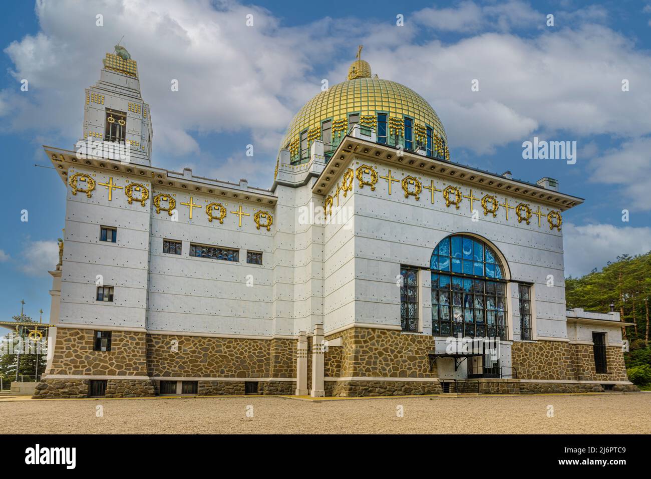 The Church Steinhof, designed and built between 1904 and 1907 by Otto ...