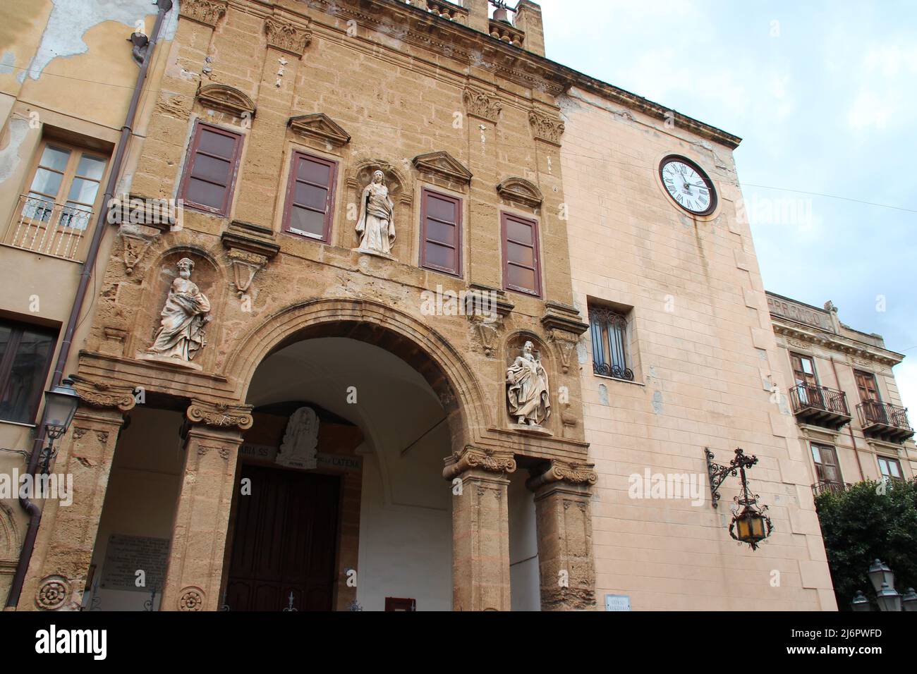 church (Maria Santissima della Catena) in cefalù in sicily (italy Stock ...