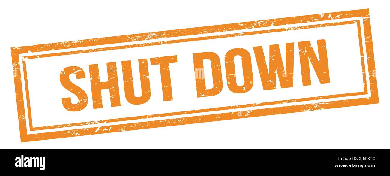 Shut down stamp hi-res stock photography and images - Alamy