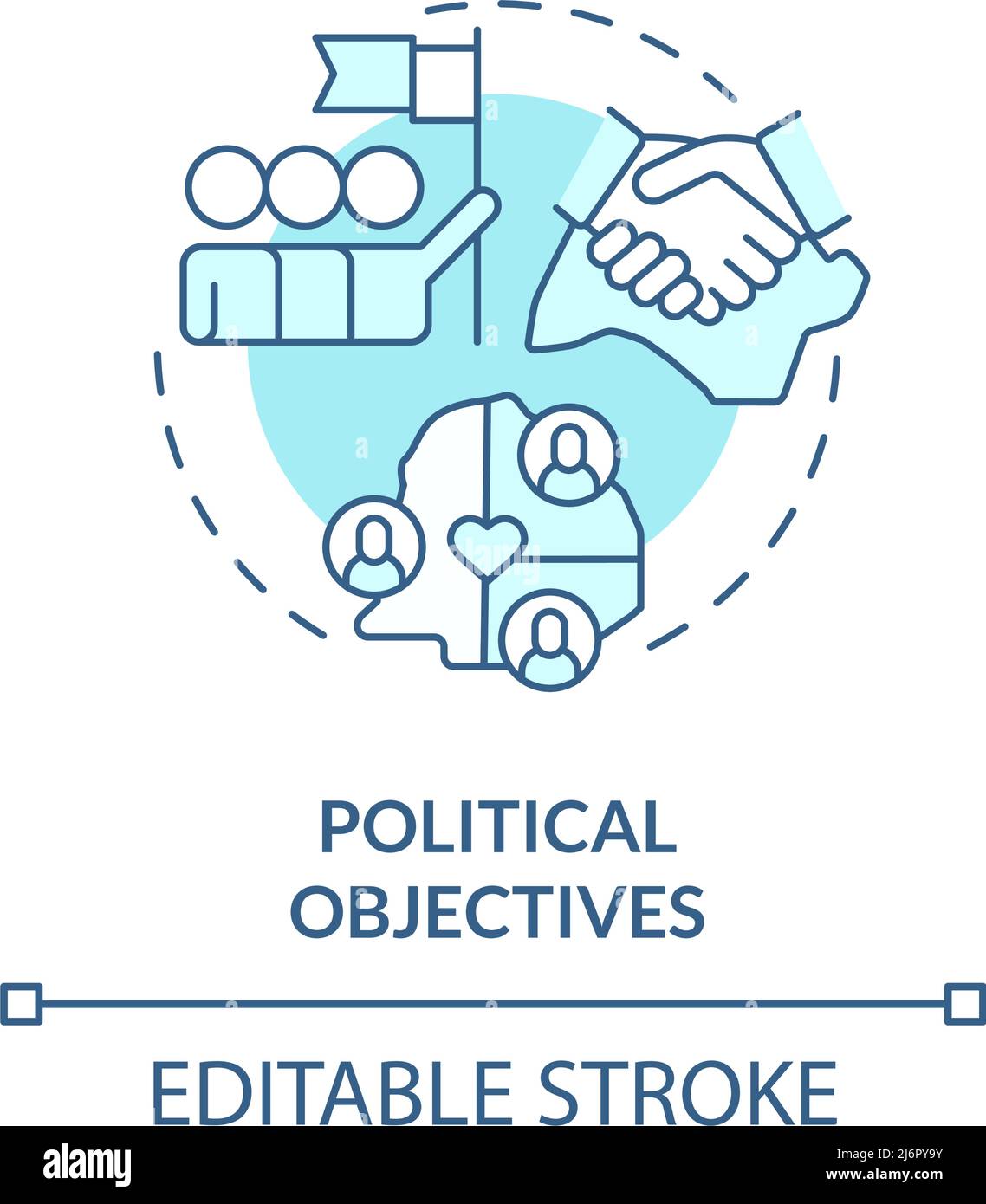 Political objectives turquoise concept icon Stock Vector Image & Art ... Political objectives turquoise concept icon Stock Vector Image & Art ...