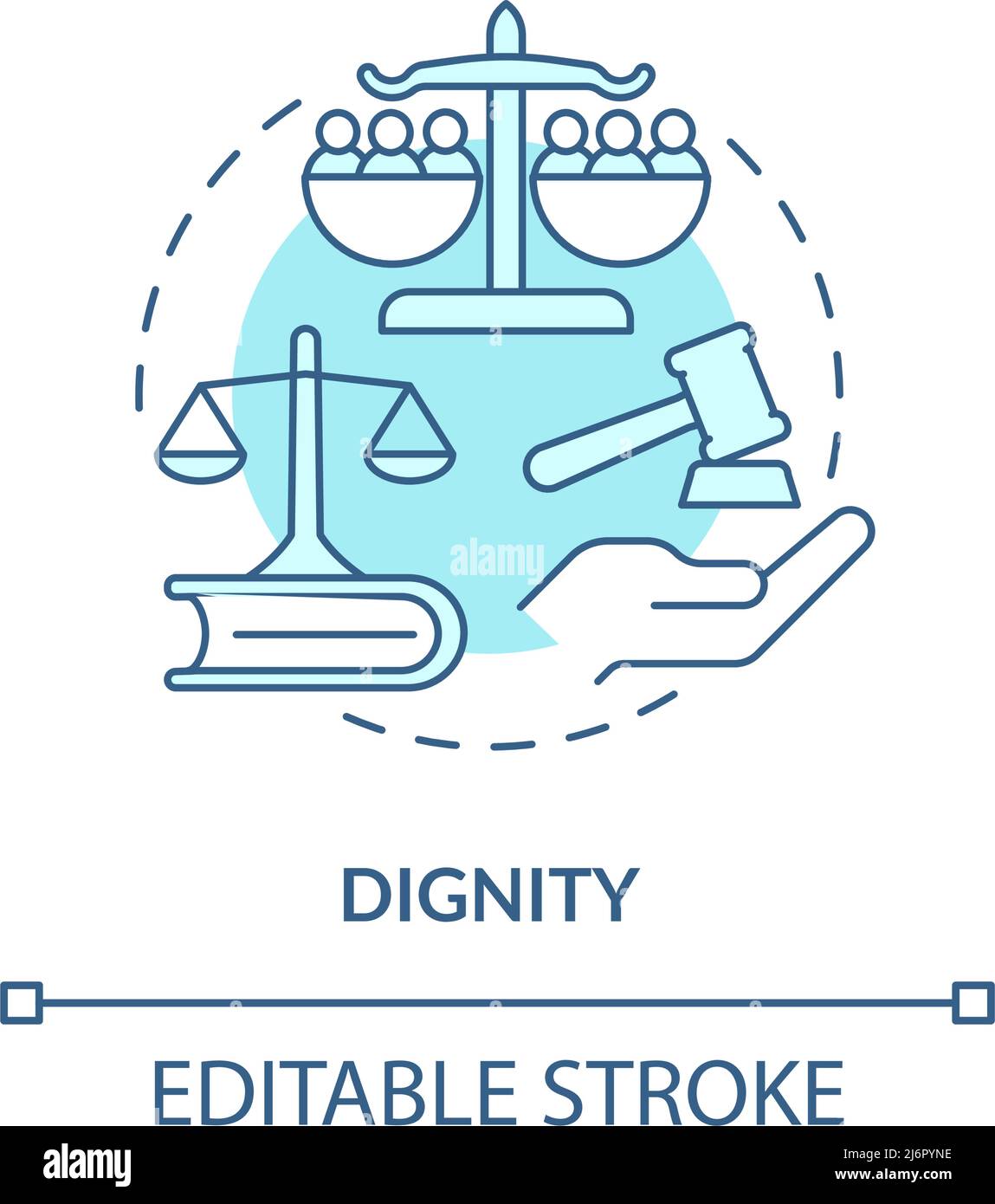 Security support dignity Stock Vector Images - Alamy