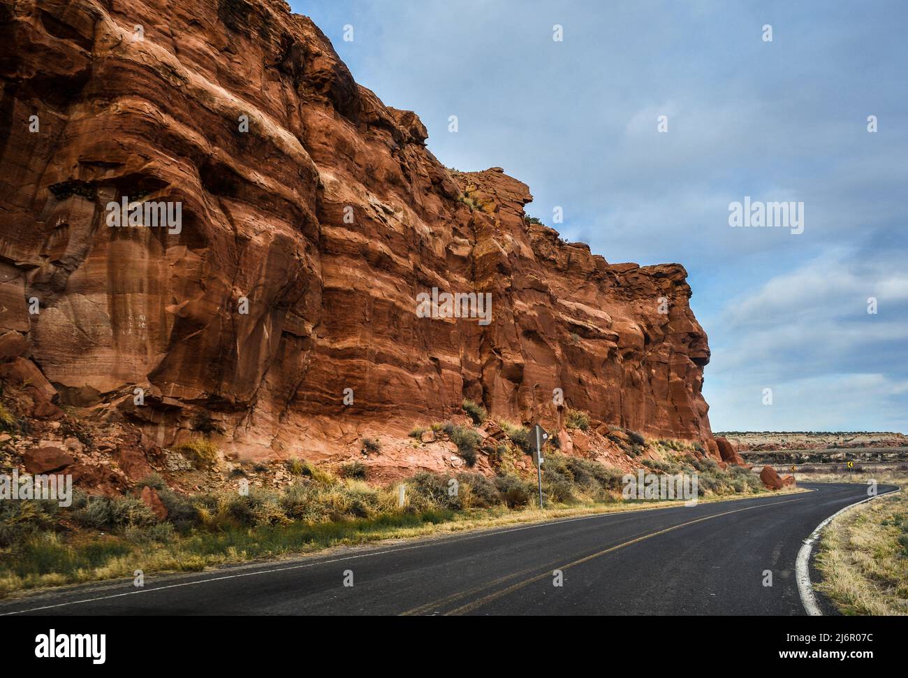 Driving along Route 66 in Arizona Stock Photo - Alamy