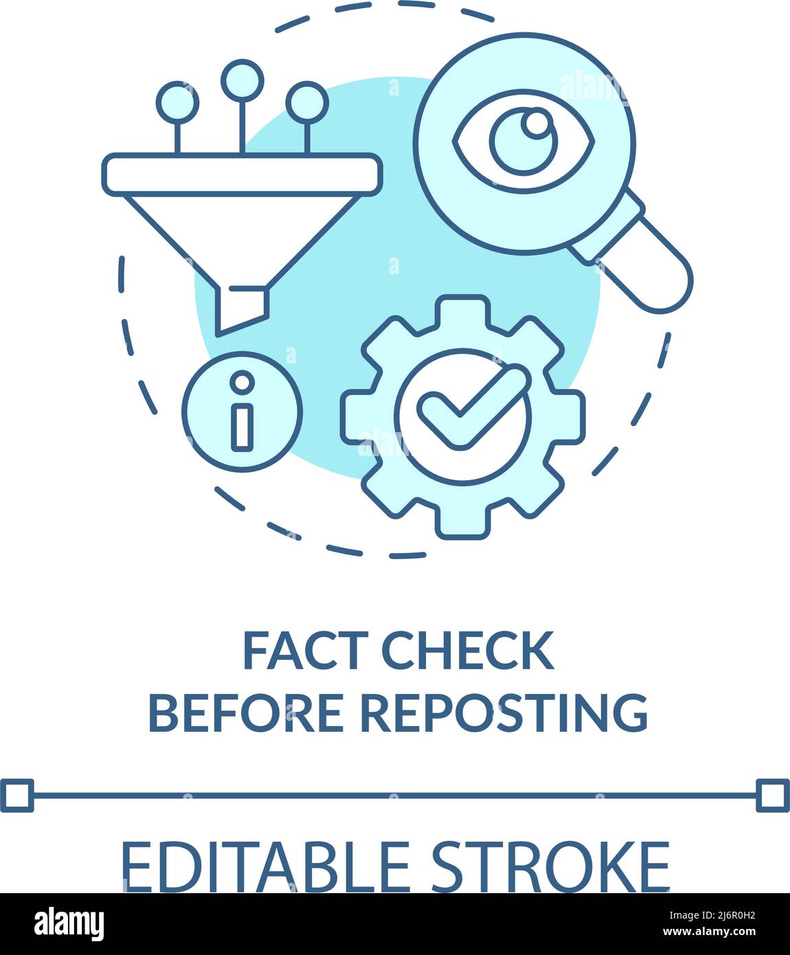 Fact check Cut Out Stock Images & Pictures - Alamy