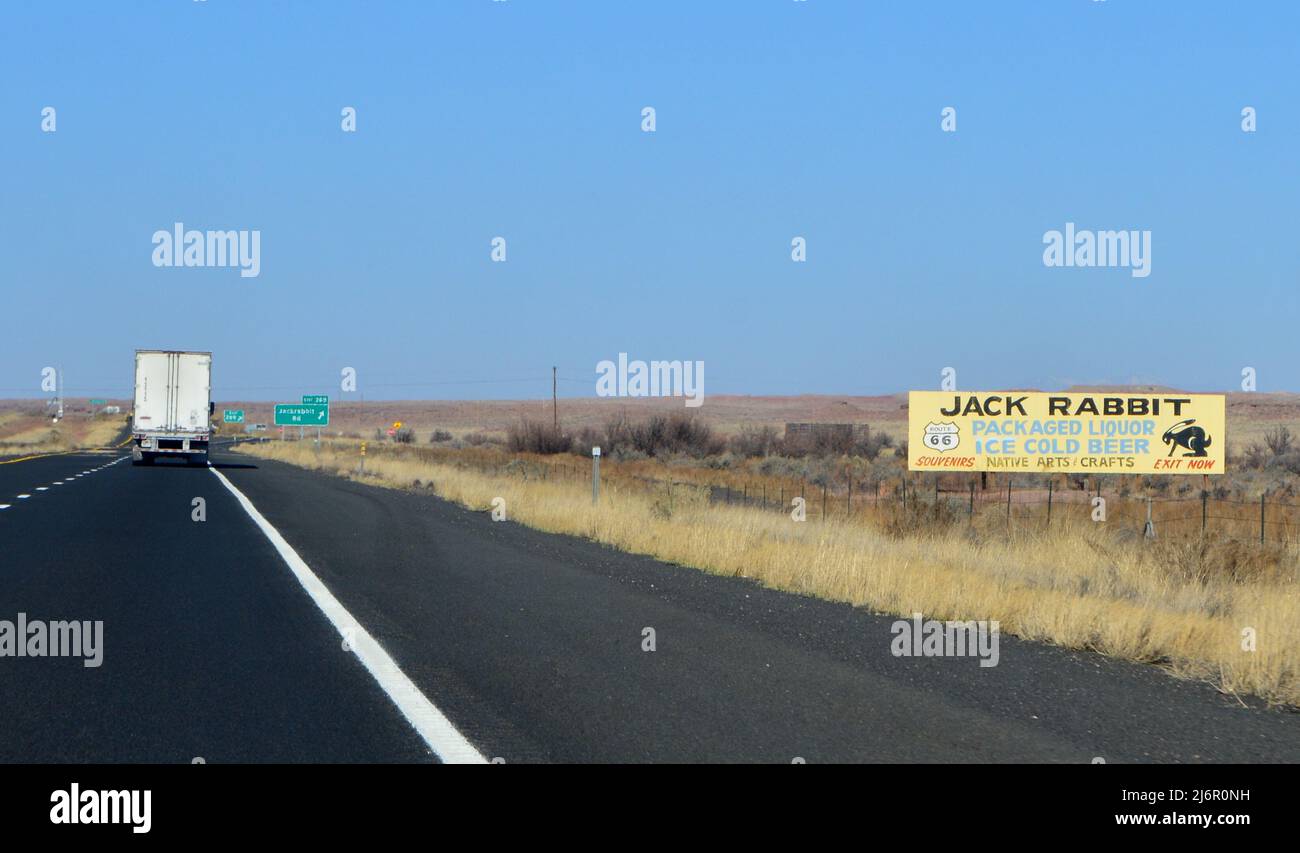 Jack Rabbit Trading Post Stock Photo - Alamy