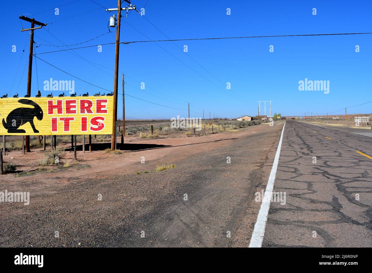 Jack Rabbit Trading Post Stock Photo - Alamy