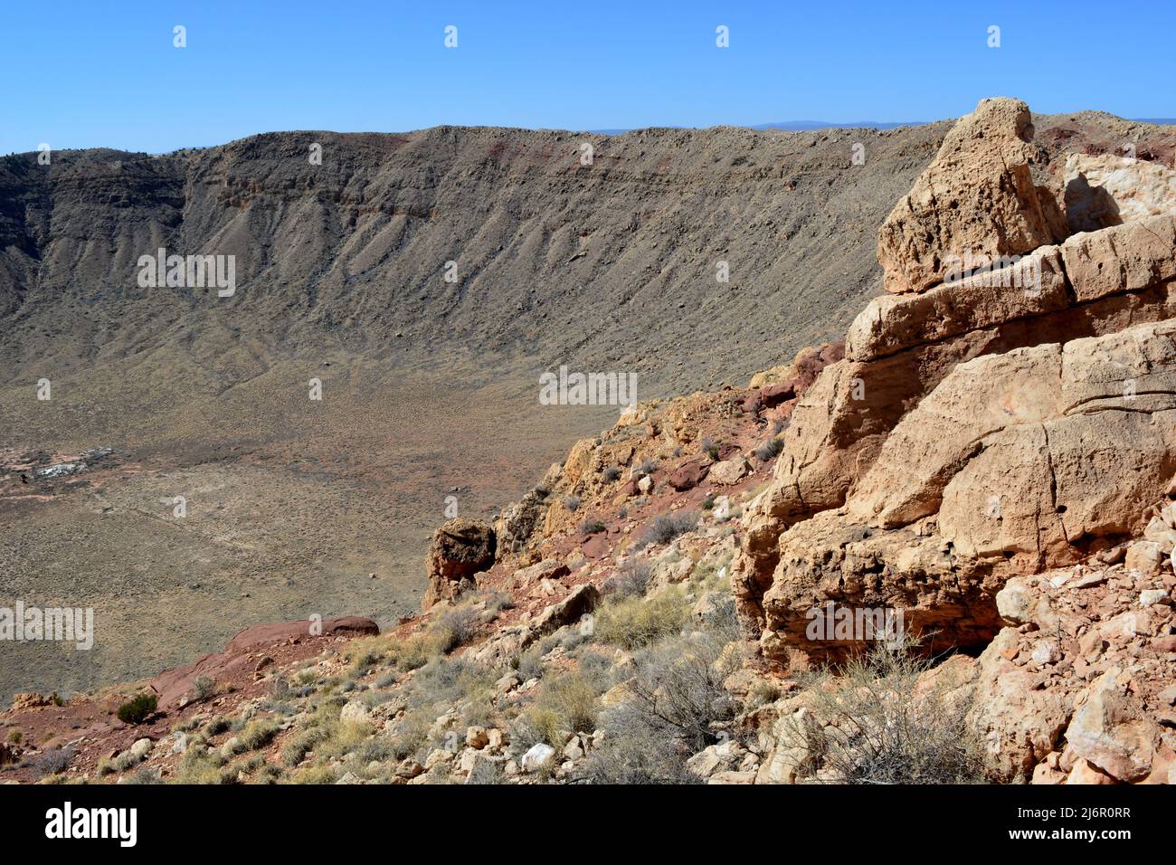 Meteor Crater in Arizona Stock Photo - Alamy