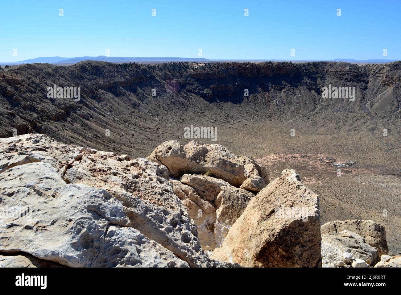 Meteor Crater in Arizona Stock Photo - Alamy