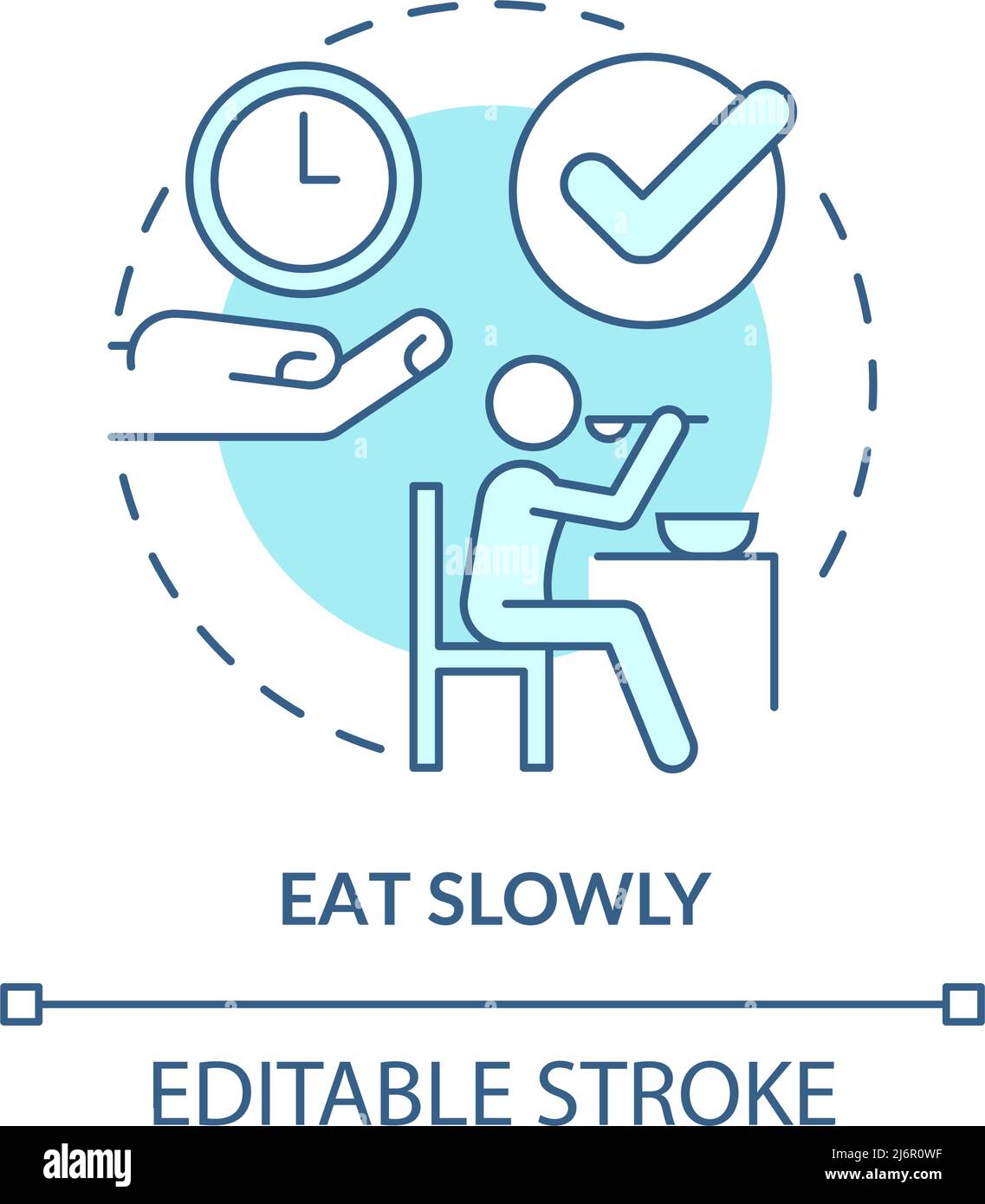 Slowly eating Cut Out Stock Images & Pictures - Alamy