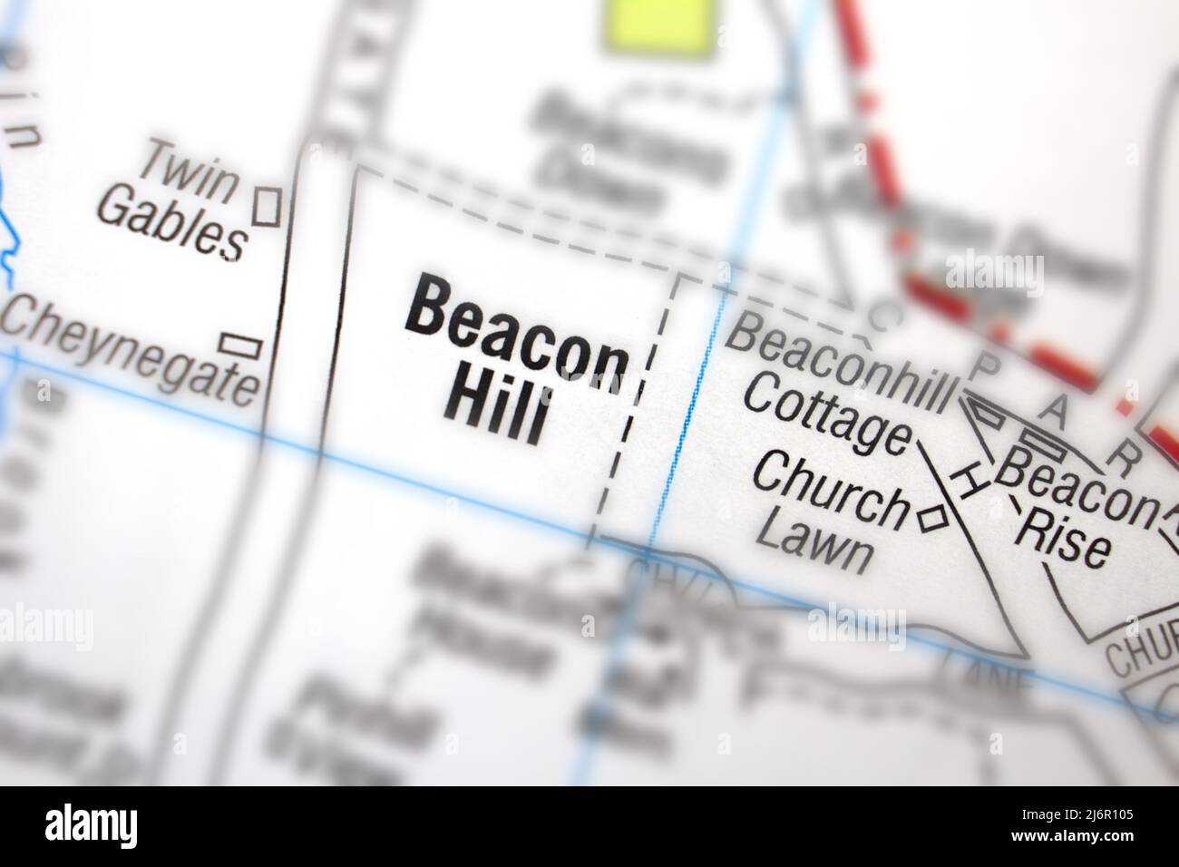 Map of beacon hi-res stock photography and images - Alamy