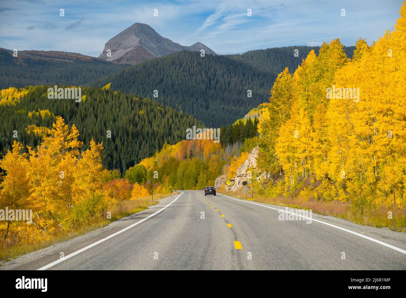 USA, Rocky Mountains, Colorado, Durango, San Juan National Forest ...