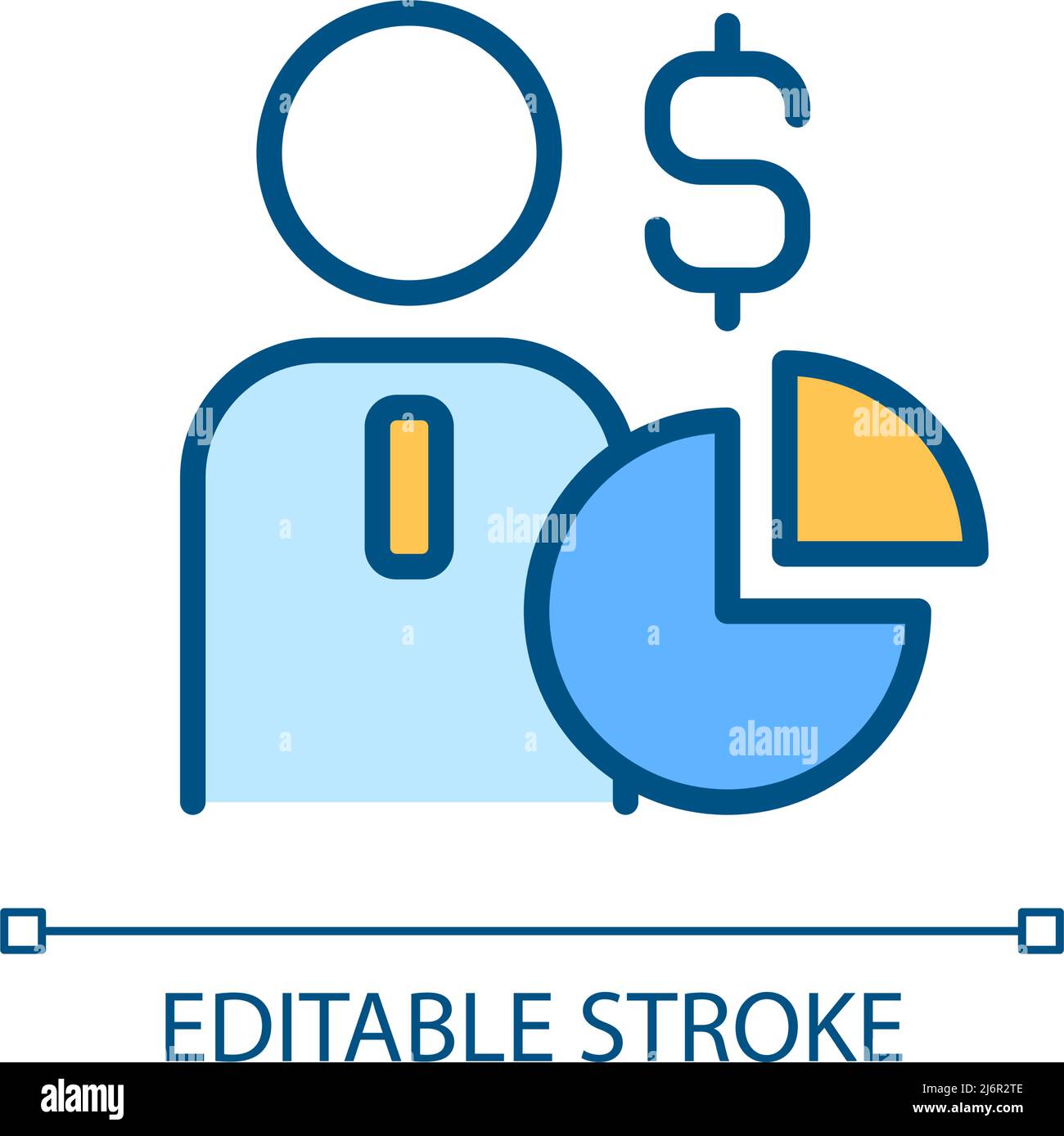 Shareholder pixel perfect RGB color icon Stock Vector Image & Art - Alamy