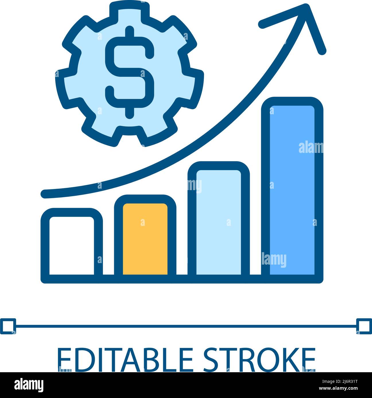 Budget pixel perfect RGB color icon Stock Vector Image & Art - Alamy