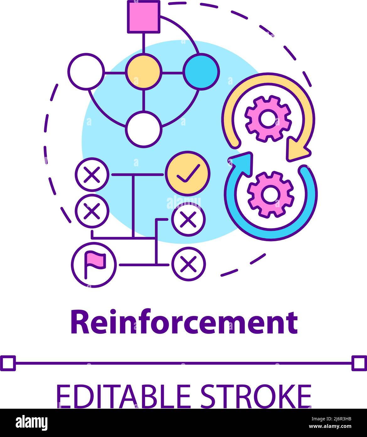 Reinforcement concept icon Stock Vector Image & Art - Alamy