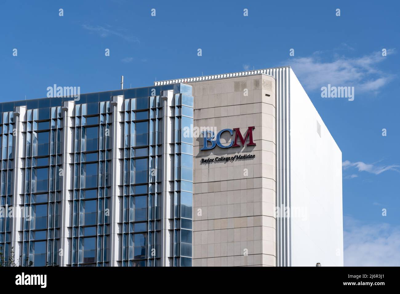 Houston, Texas, USA - March 9, 2022: Closeup of Baylor College of ...