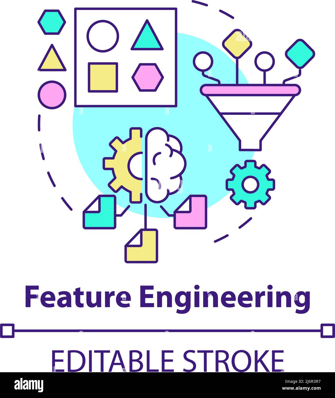 Feature engineering concept icon Stock Vector Image & Art - Alamy