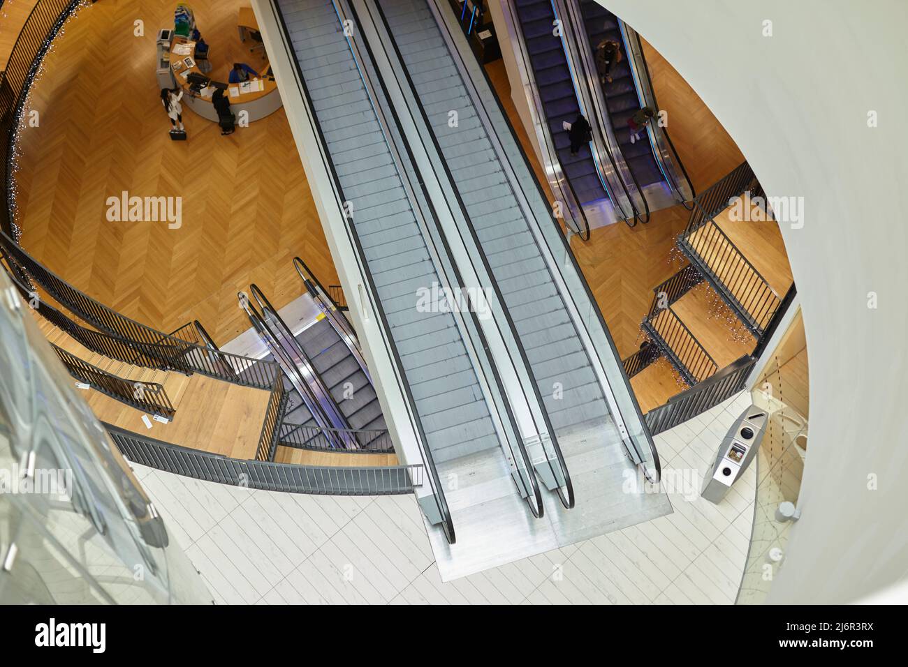 Library of Birmingham interior view Stock Photo - Alamy