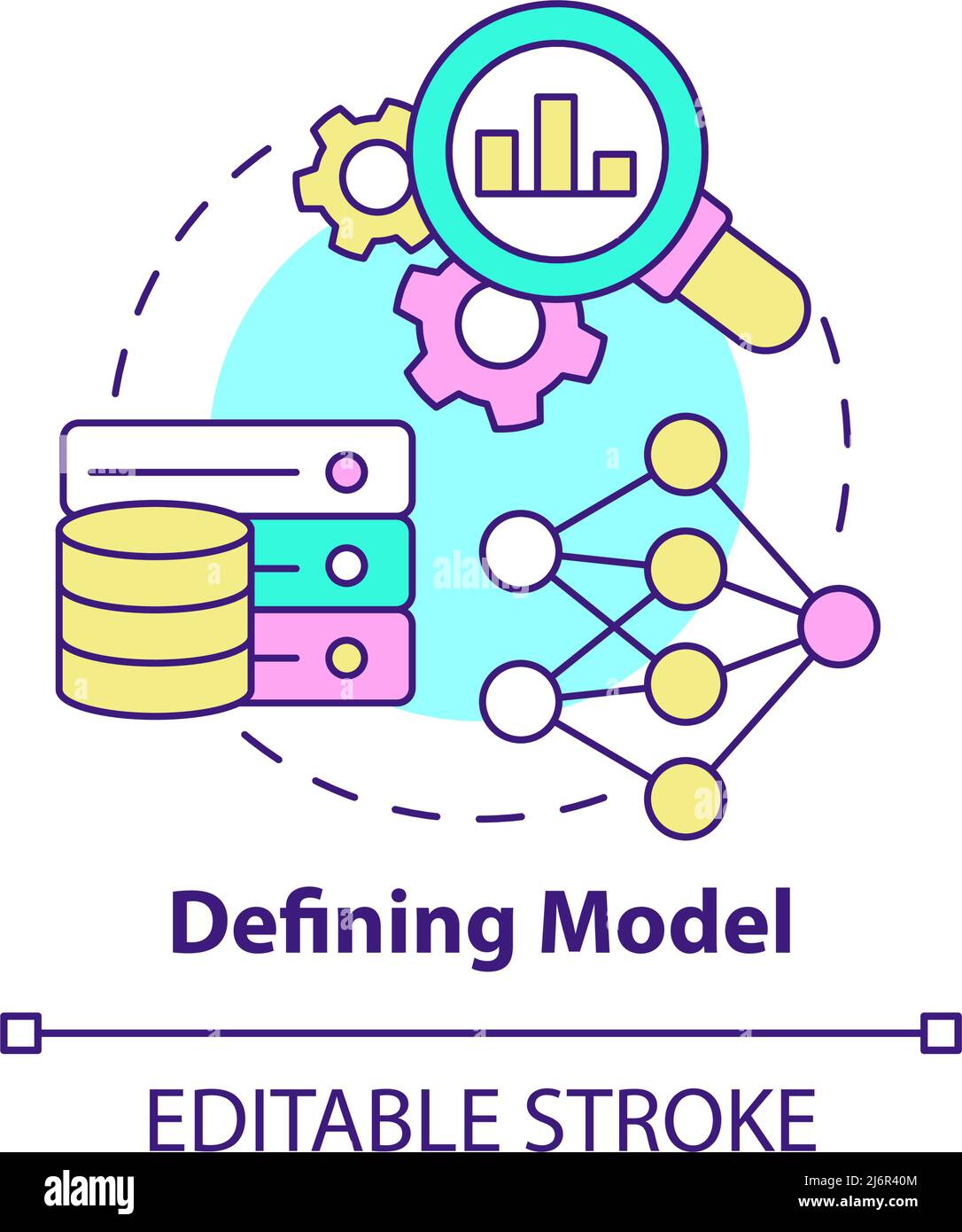 Ai trained model Stock Vector Images - Alamy