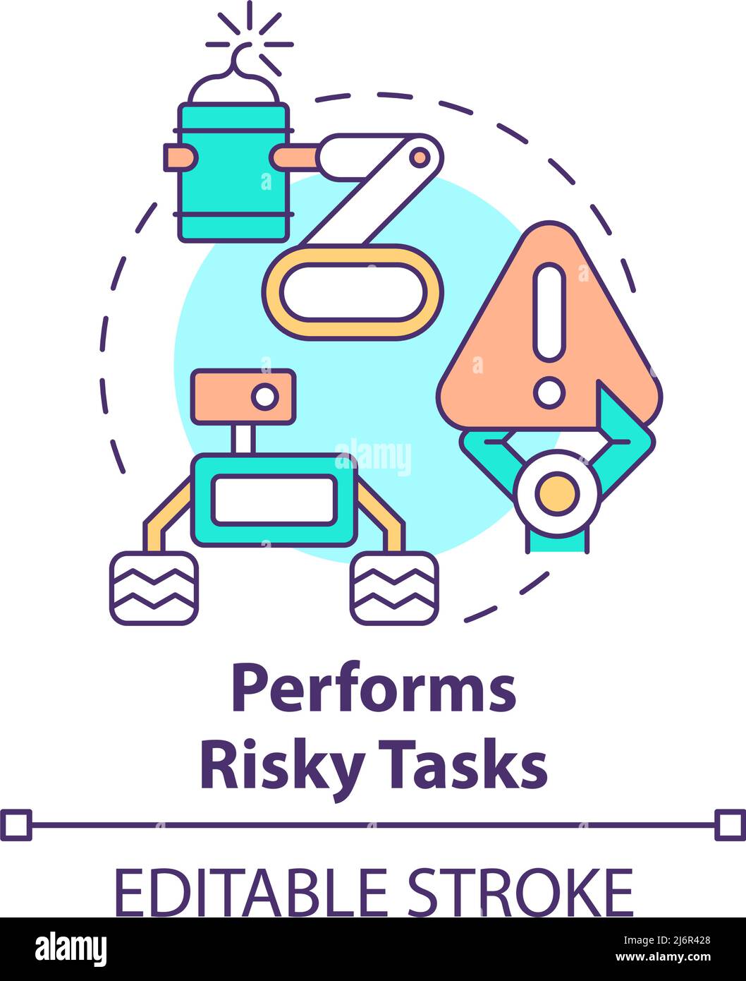 Performs risky tasks concept icon Stock Vector Image & Art - Alamy Performs risky tasks concept icon Stock Vector Image & Art - Alamy