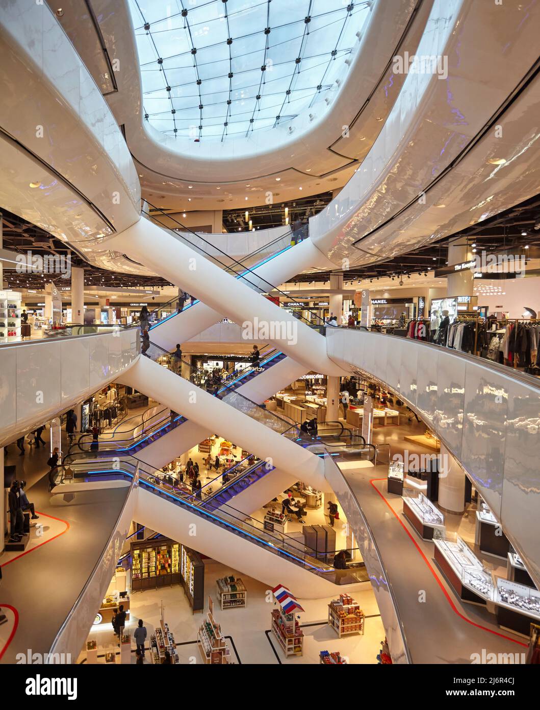 Interior of the Selfridges Building, Birminham Stock Photo - Alamy